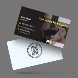 Beauty Parlour Visiting Card Template – Edit Now