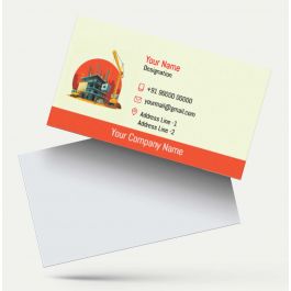 Best Construction Company Visiting Cards 2025 – Order Now