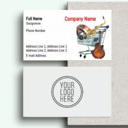 High-Quality Music School Visiting Card Design | Elevate Your Brand ...
