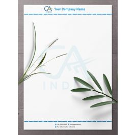 Simple CA Letterhead Designs | Customize & Print Online Now