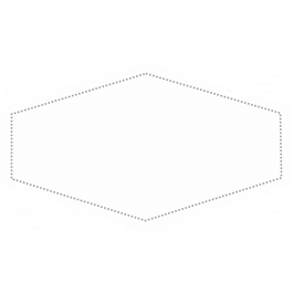 White Color Diamond Shape Sticker