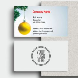 So decorated visiting card for Decoration Company in green, black ...