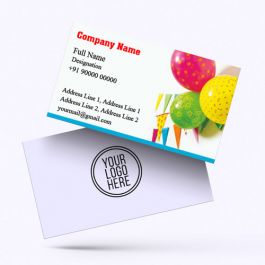 Custom Balloon Decoration Visiting Cards: Unique Templates for Event ...