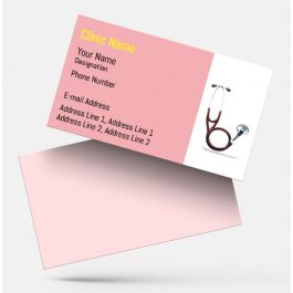 Create Your Dr. Visiting Card Online | Easy Doctor Visiting Card Maker ...