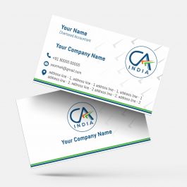 Sleek CA Visiting Card – Minimalist & Elegant