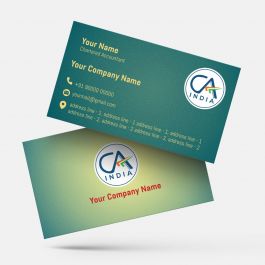 Online Chartered Accountant Visiting Card Maker