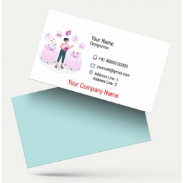 Minimal Event Company Visiting Card – Print Today