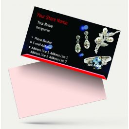 Jewellery Visiting Card Online Order – Editable Custom Designs