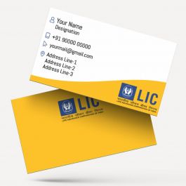 Modern LIC Agent Visiting Card Printing Online