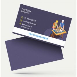 Creative Construction Visiting Card Designs | Online Printing Services