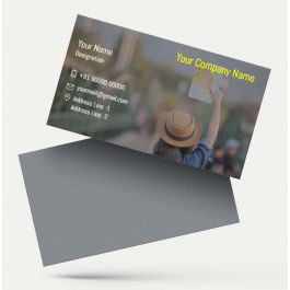 Online Travel Visiting Card Maker – Create & Print