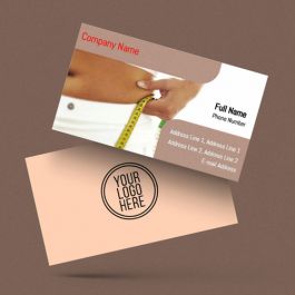 Printing for In this visiting card, many workout machines are showing ...