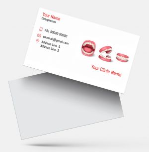 Online Dentist Card Design and Printing Solutions