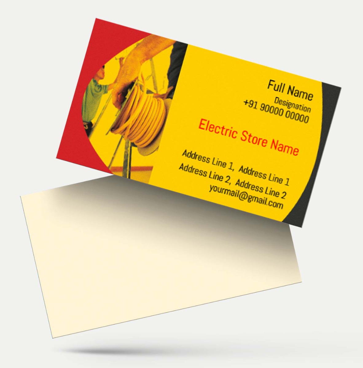Electrician Business Cards Ideas